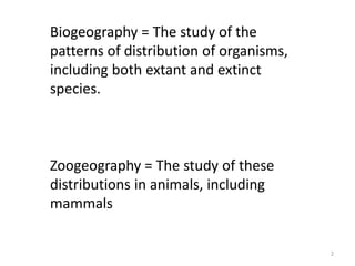Zoogeography in world and in India Distribution of Animals | PPTX