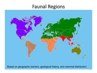 Zoogeography in world and in India Distribution of Animals | PPTX