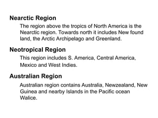 Zoogeographical Regions Distribution. Ppt | PPT