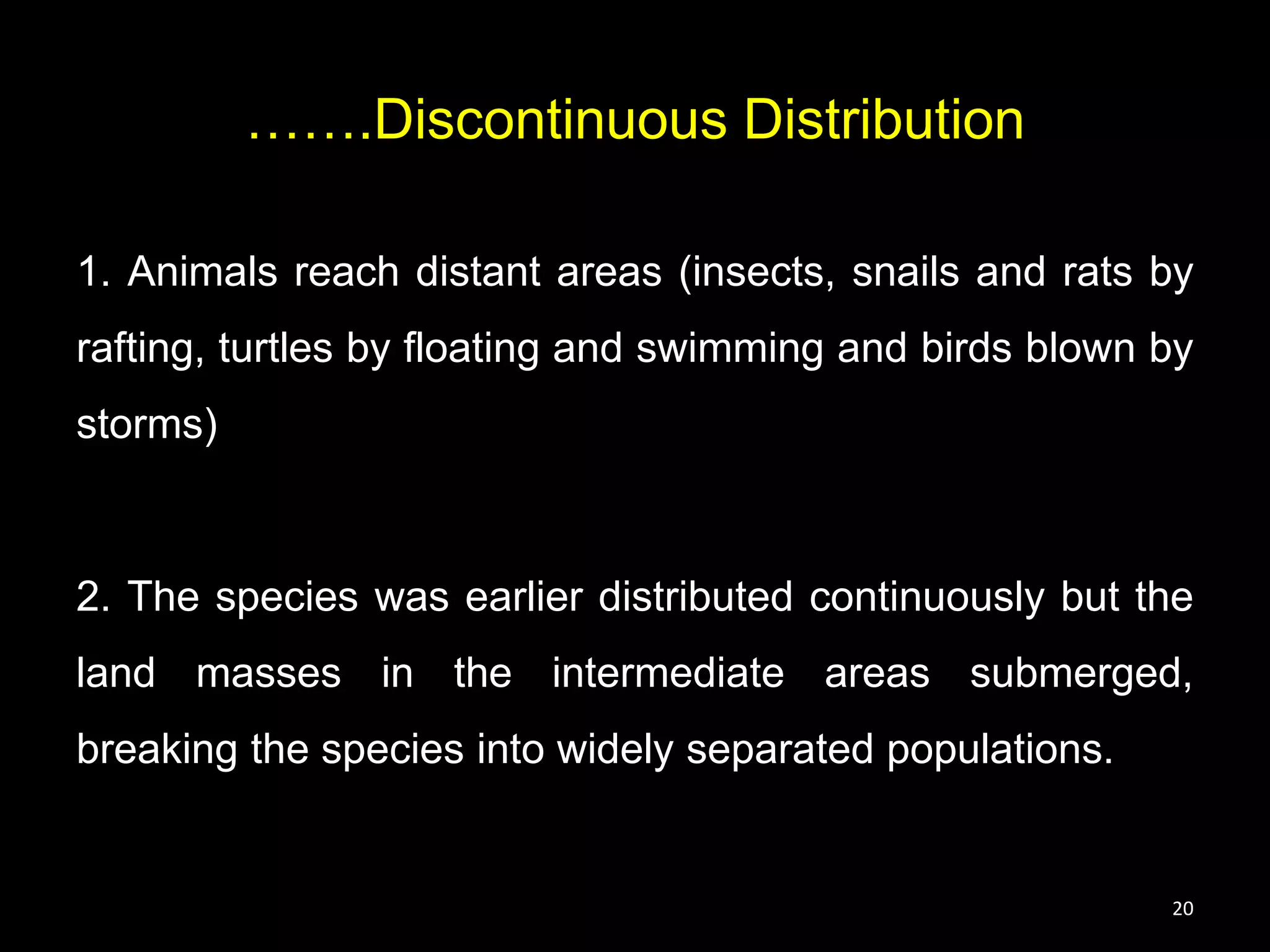 ZOOGEOGRAPHY | PPTX