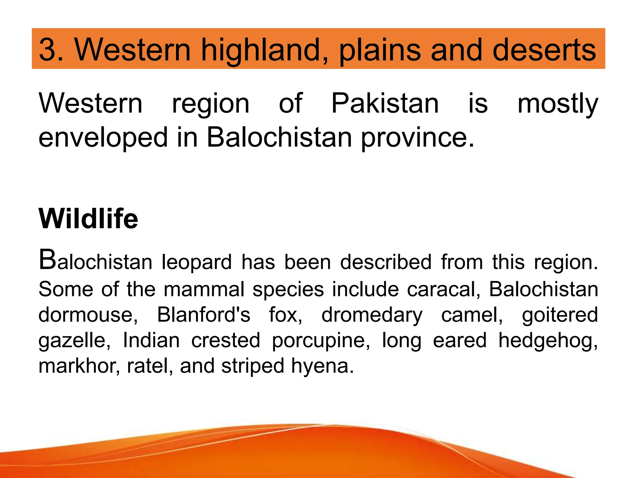 zoogeography of pakistan.pptx fauna of Pakistan | PPTX