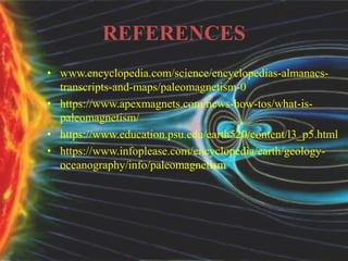 Paleomagnetism | PPTX