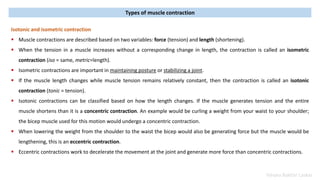 Introduction to Muscles, their types, functions, ultrastructure ...