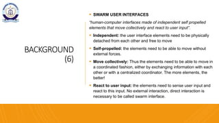 Swarm User Interface (Zooids) | PPT