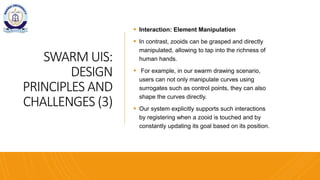 Swarm User Interface (Zooids) | PPT | Free Download