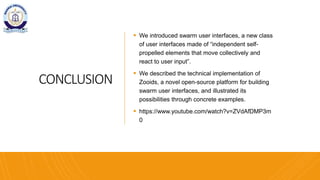 Swarm User Interface (Zooids) | PPT