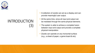 Swarm User Interface (Zooids) | PPT