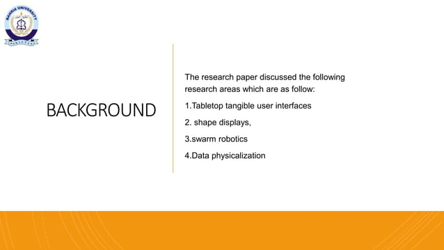 Swarm User Interface (Zooids) | PPT