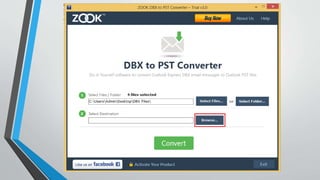 ZOOK DBX to PST Converter | PPT