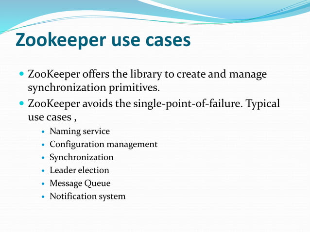 Apache Zookeeper Explained: Tutorial, Use Cases and Zookeeper Java API Examples | PPT