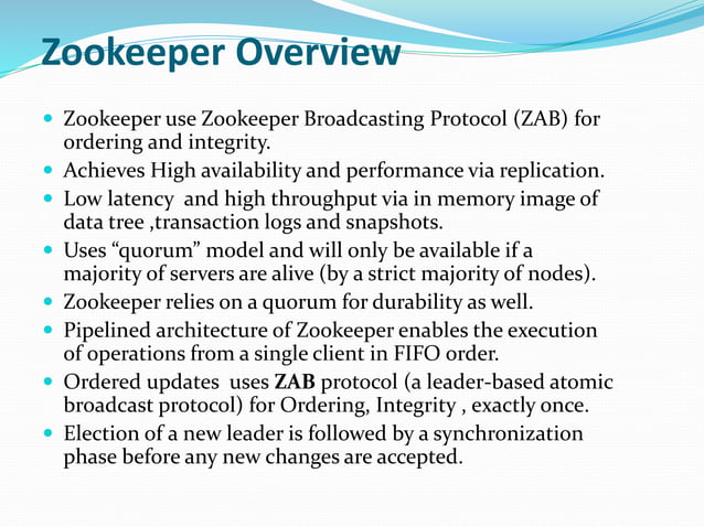 Apache Zookeeper Explained: Tutorial, Use Cases and Zookeeper Java API Examples | PPT