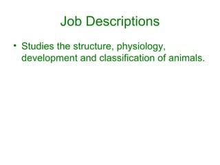 Zoologist | PPT