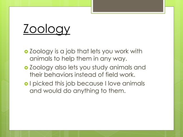 Zoology | PPT