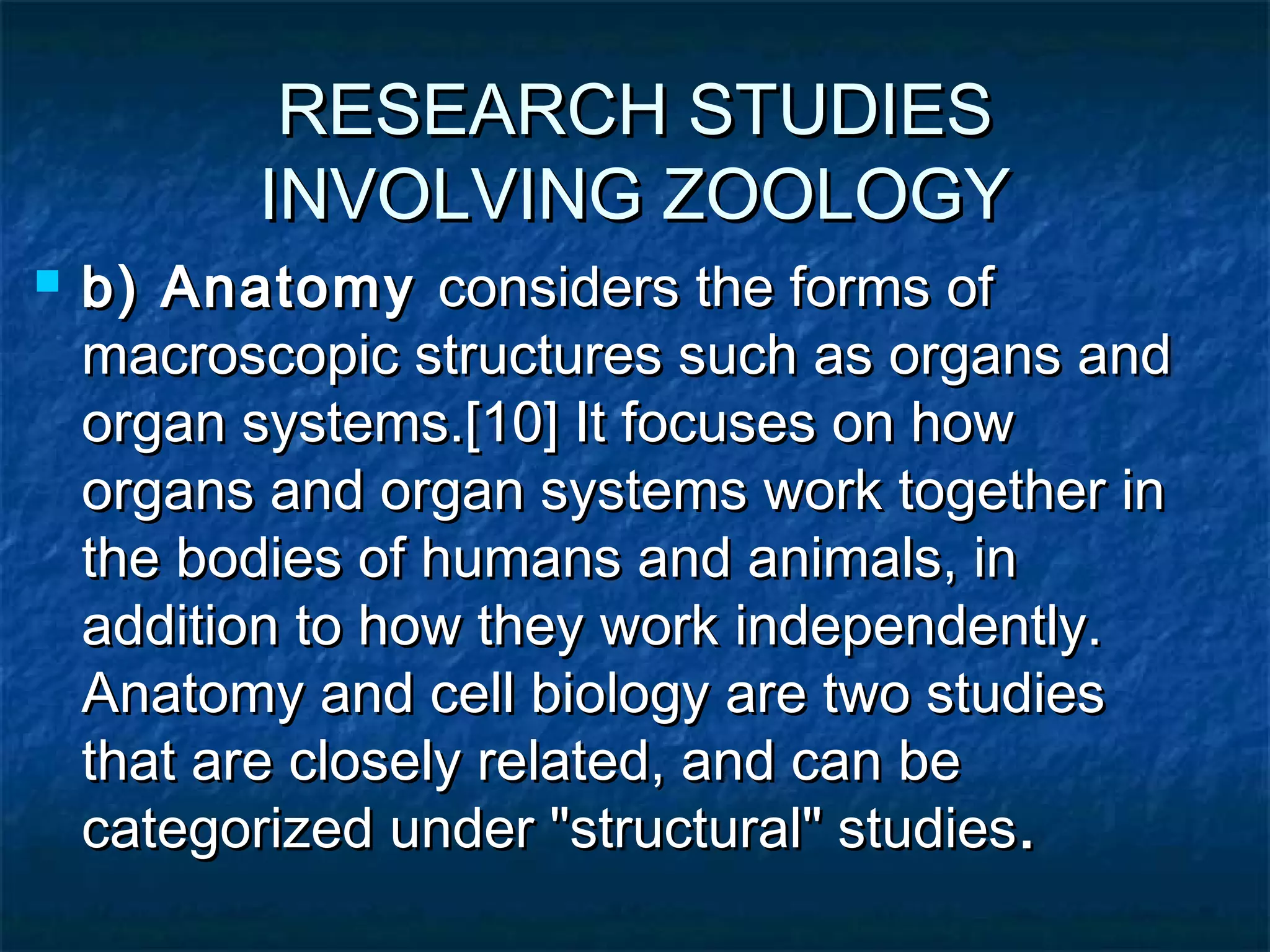 Zoology introduction (1) | PPT