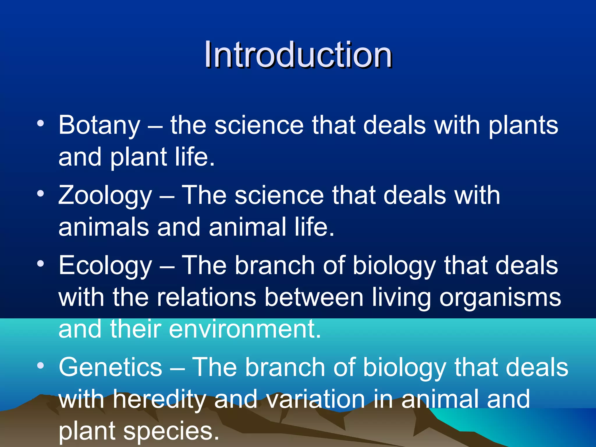 Zoology introduction (1) | PPT