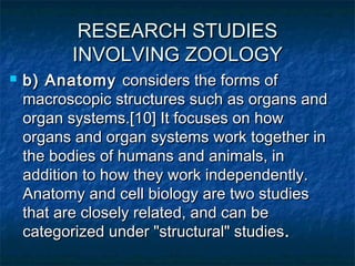 Zoology introduction (1) | PPT