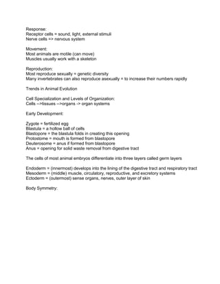 Zoology kingdom animalia | PDF