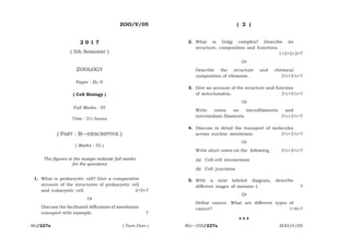 Zollolgy bsc 5th semester rimit barely coll | PDF