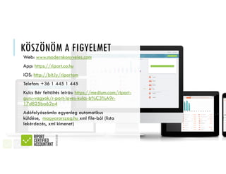 R!PORT Adózás | PPT