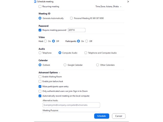 Zoom meeting-presentation or How to conduct Online Class | PPT