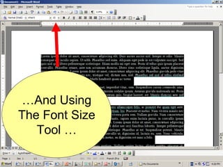 Zoom Vs. Font Size | PPT