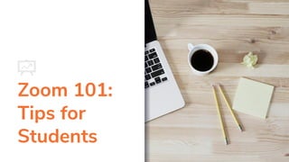 Zoom 101 for students | PDF