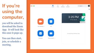 Zoom 101 for students | PPT