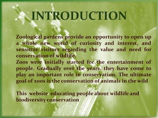Zoo management system | PPTX
