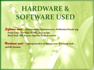 Zoo management system | PPTX