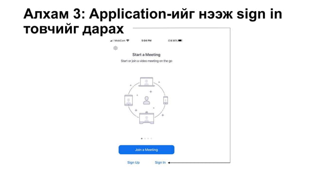 Zoom application gar utas | PPTX