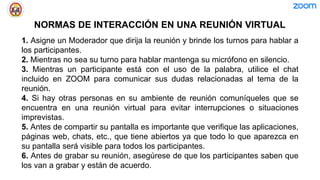 Manual de usuario aplicación ZOOM | PPTX