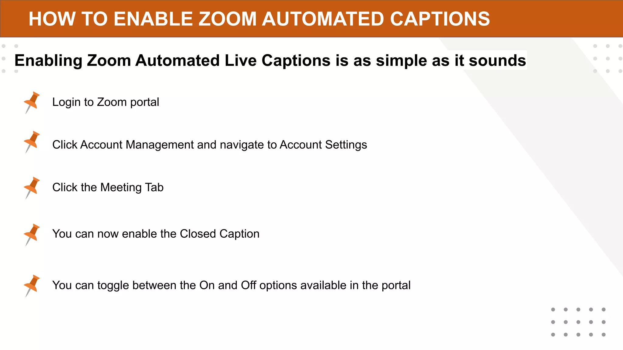 Zoom automated live captions vs human generated live captions | PPT