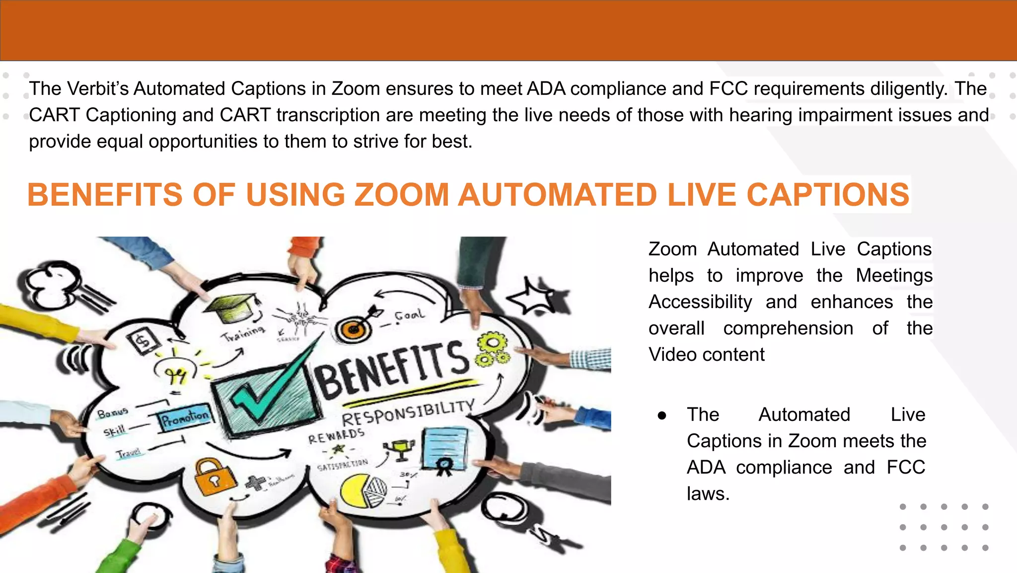 Zoom automated live captions vs human generated live captions | PPT