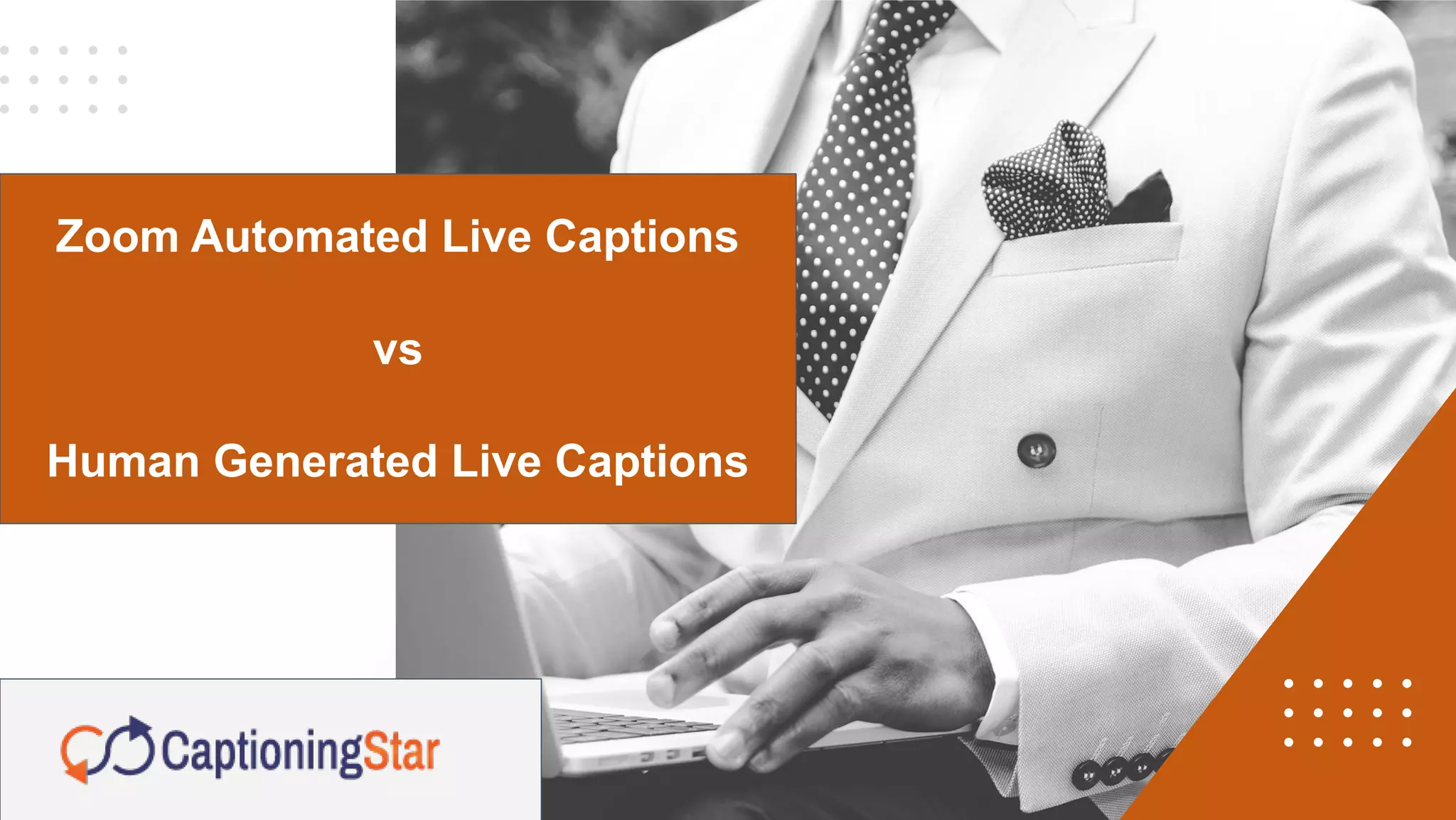 Zoom automated live captions vs human generated live captions | PPT