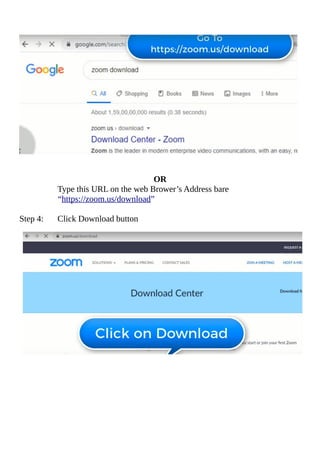 Zoom basic Setup | Module | PDF | Internet for Beginners | Internet