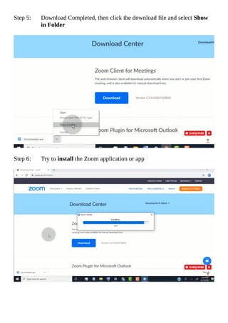 Zoom basic Setup | Module | PDF | Internet for Beginners | Internet