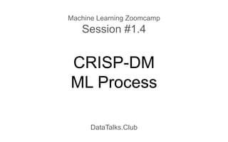ML Zoomcamp 1.4 - CRISP-DM | PDF