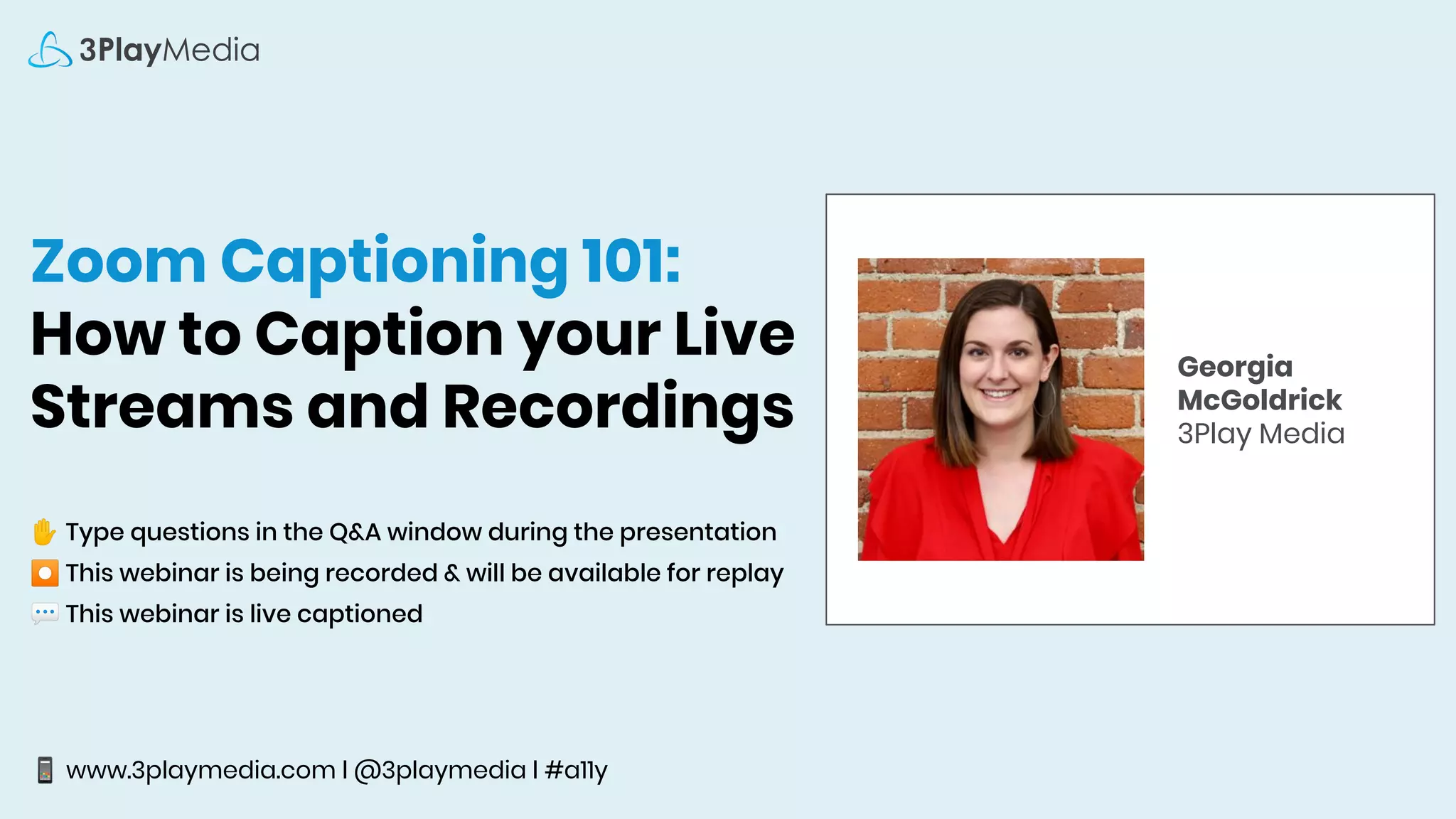 Zoom Captioning 101: How to Caption Your Live Streams and Recordings | PDF