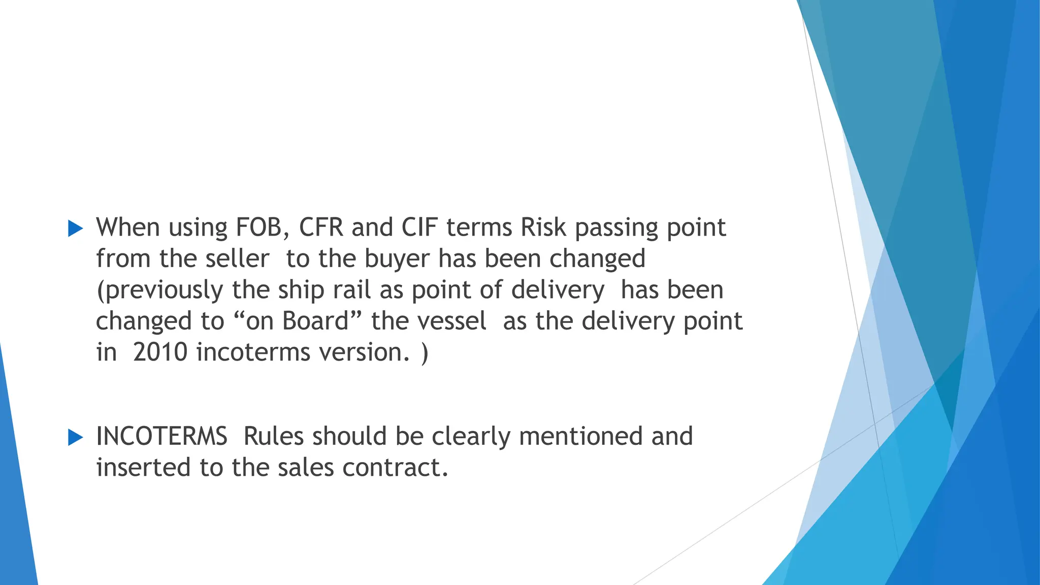 INCOTERMS 2020. Bussiness import export. | PPTX