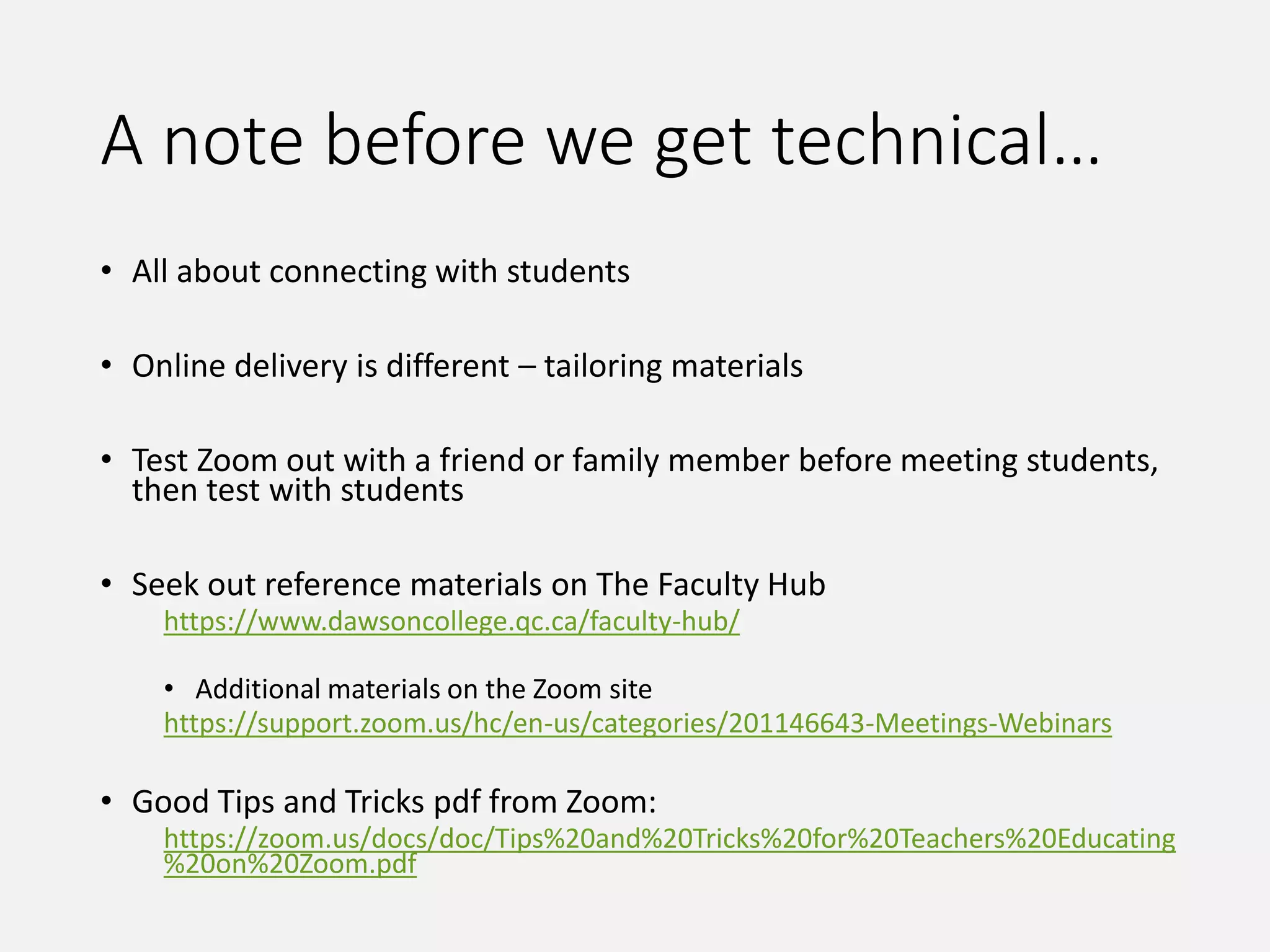 Zoom - tips and tricks for getting started | PPT