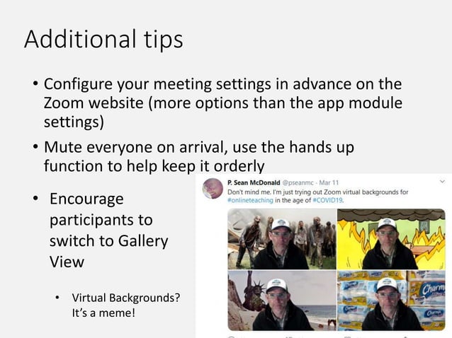 Zoom - tips and tricks for getting started | PPT