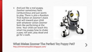 Zoomer toy dalmation | PPT
