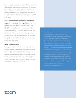 Zoom for enterprise | PDF