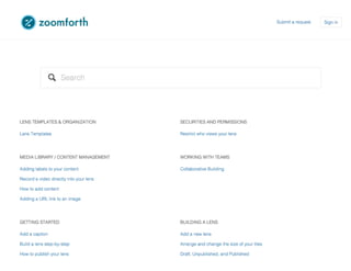 Zoomforth Knowledge Center | PDF | Business | Business and Finance