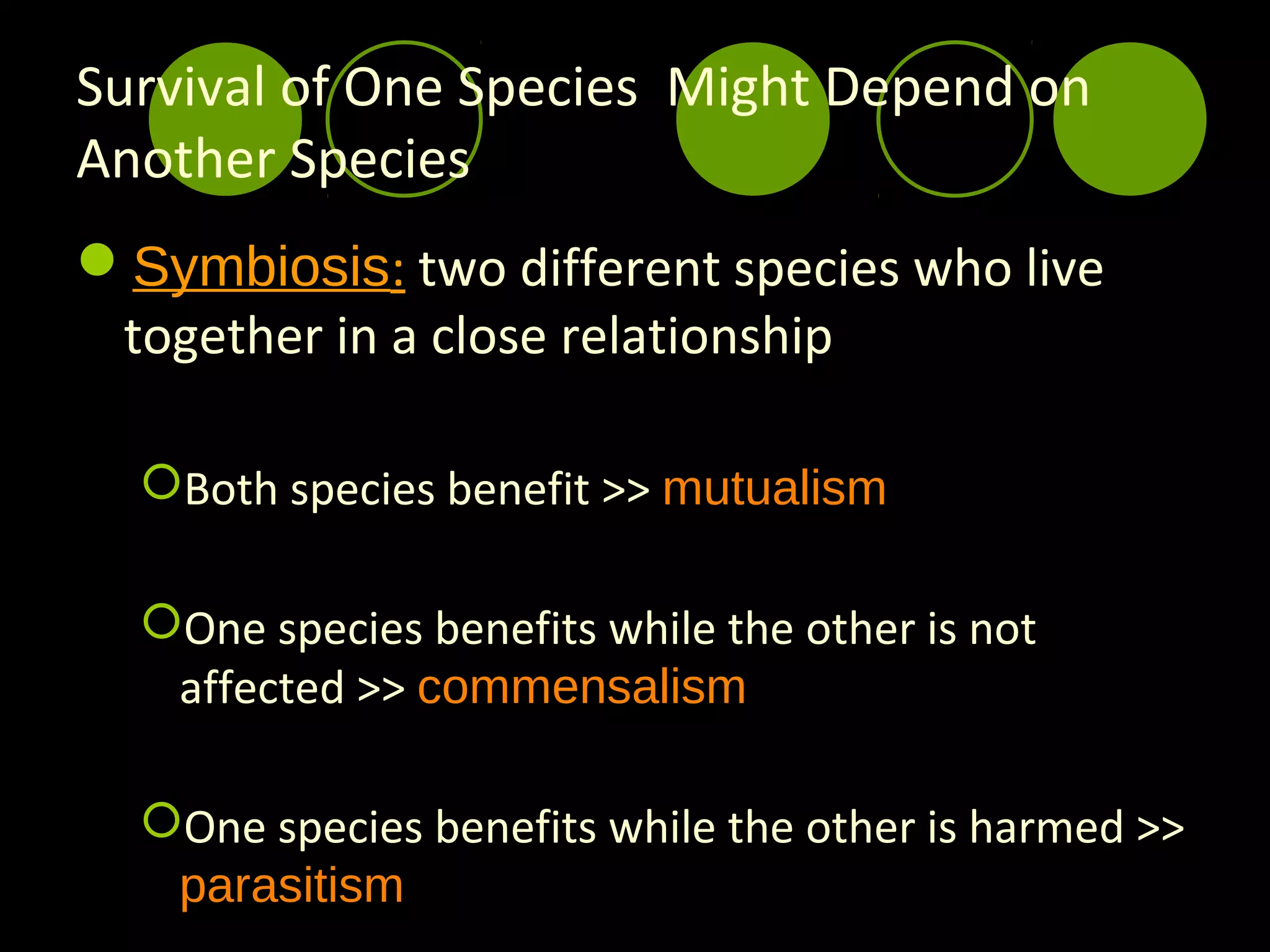 Interactions within ecosystems | PPT