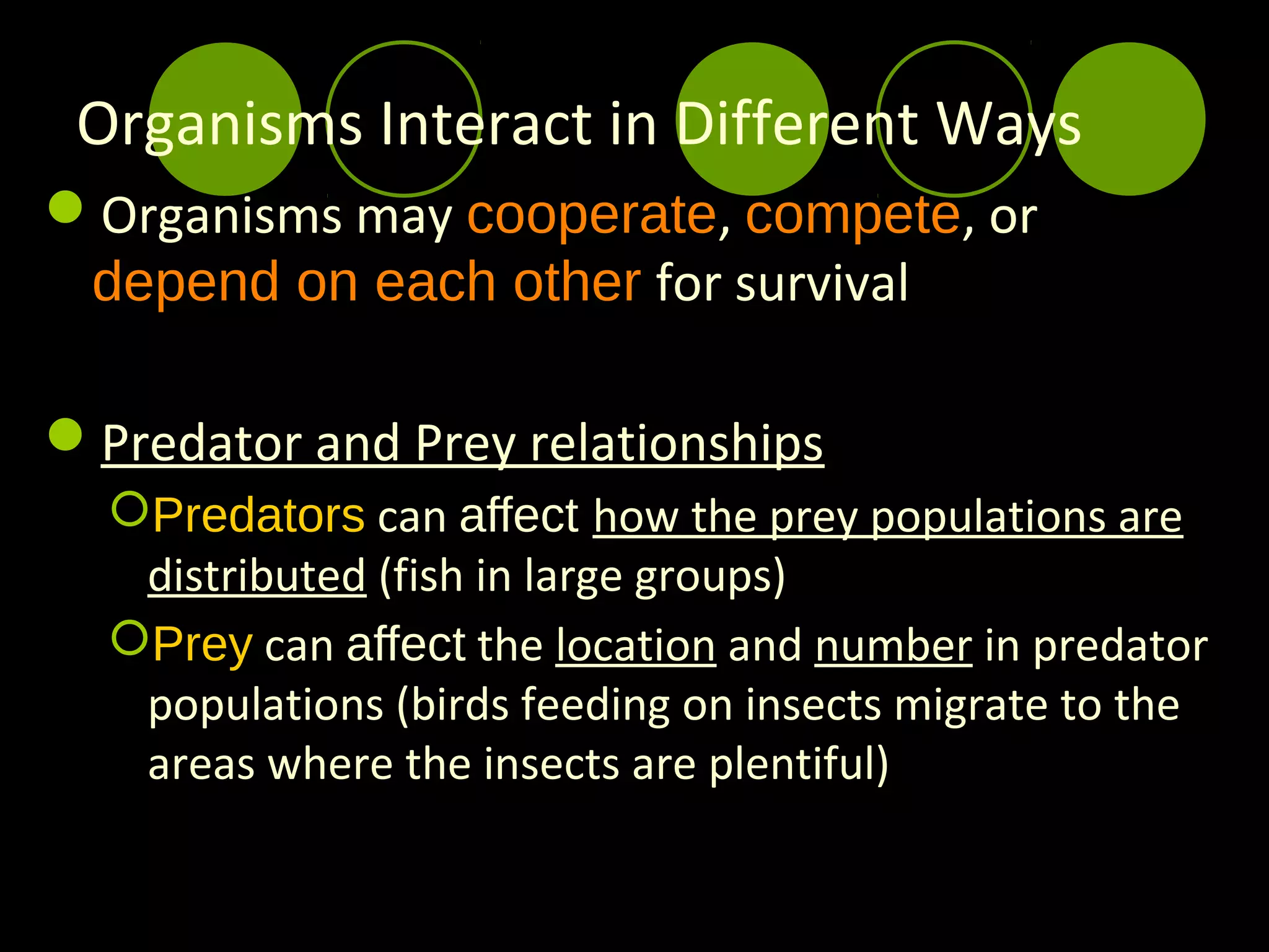Interactions within ecosystems | PPT