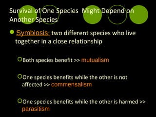 Interactions within ecosystems | PPT