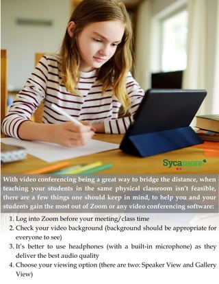 Zoom is an effective distance learning tool | PDF