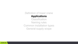 Zoomlion Tower Crane Course Presentation | PPT