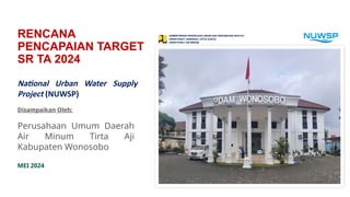 Zoom meeting NUWSP Perusahaan Umum Daerah Air Minum | PPT